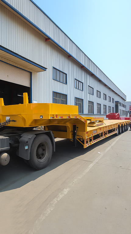 Extendable Low Loader Bed Trailer for Sale